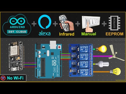 Arduino IoT Cloud with Alexa Home Automation using ESP8266 Arduino UNO & sensor - IoT Projects 2026