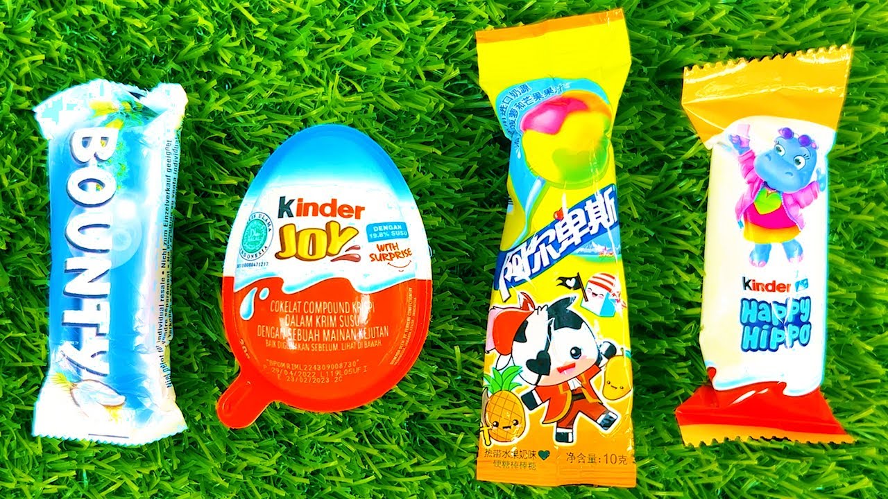 Some Lot's of Yummy Candies ASMR | Satisfying Video | Bounty Chocolate ...