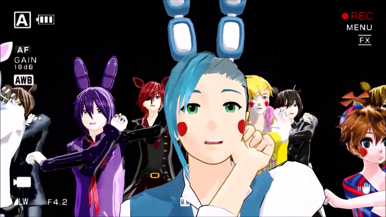 [Puppet]MMD x FNAF - 威風堂々 - YouTube