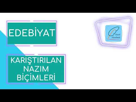 4) EDEBİYAT - Koşma, Semai, Mani ve Varsağı Nazım Biçimlerinin Farkı