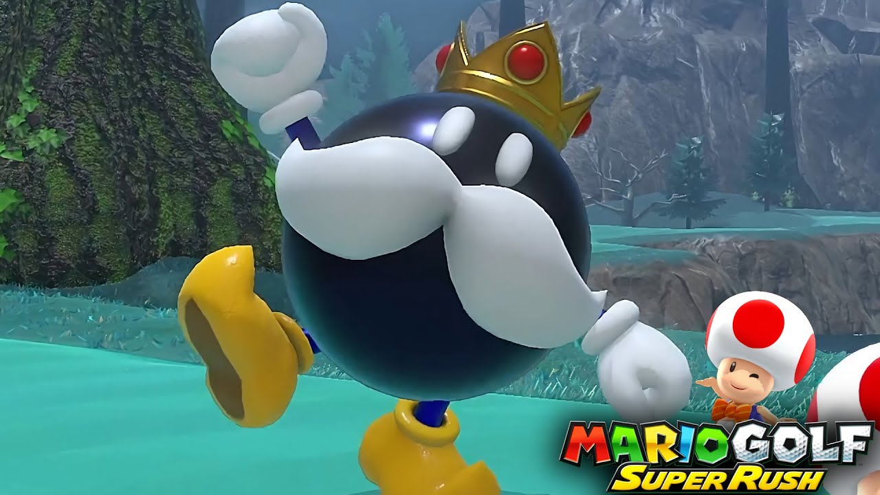 Mario Golf Super Rush King Bob-omb vs Bowser Jr vs Pauline vs Boo in ...