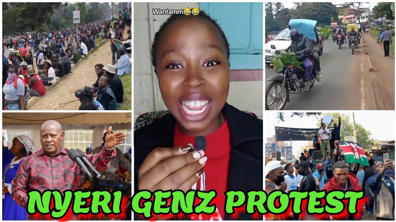 GENZ PROTEST AGAINST NYERI GOVERNOR KAHIGA FOR TRIBAL SENTIMENTS ...