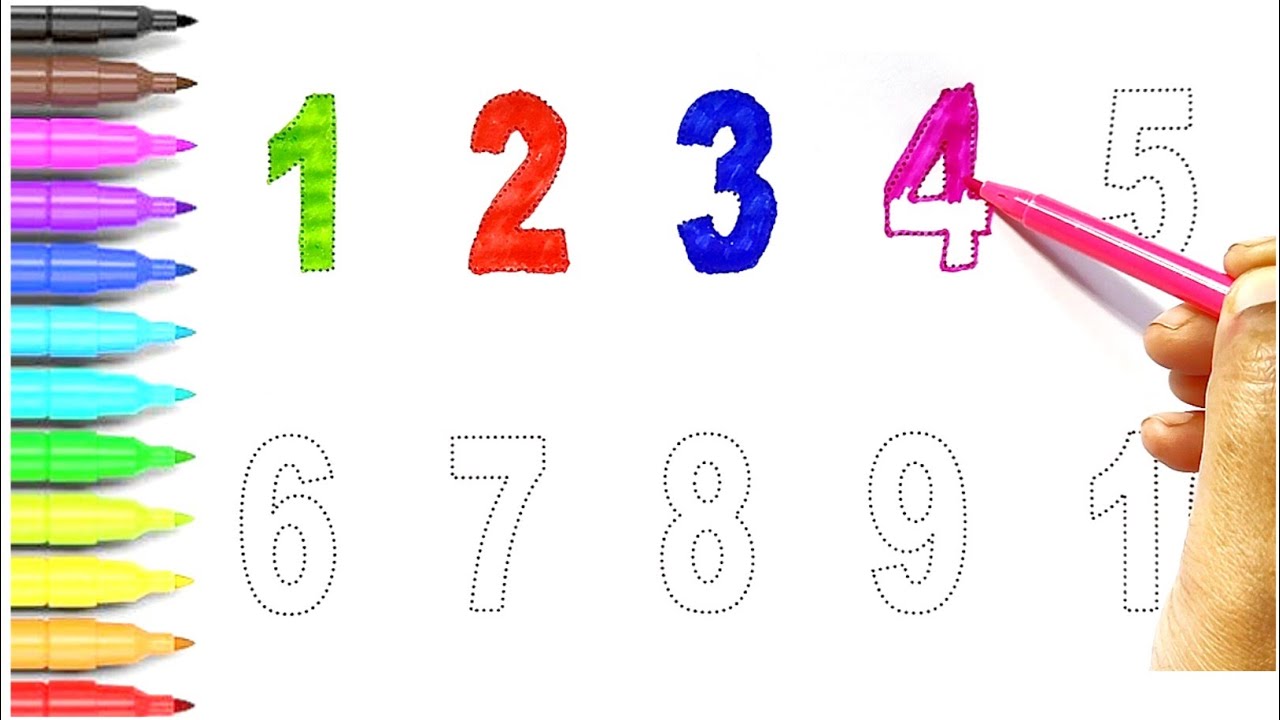 123 Numbers | Numbers Song for children| Endless Numbers| Count Numbers ...
