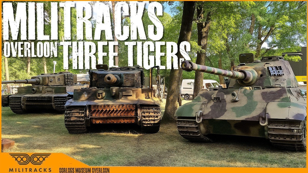 3 Tigers at Militracks 2025 - Compilation Overloon - YouTube