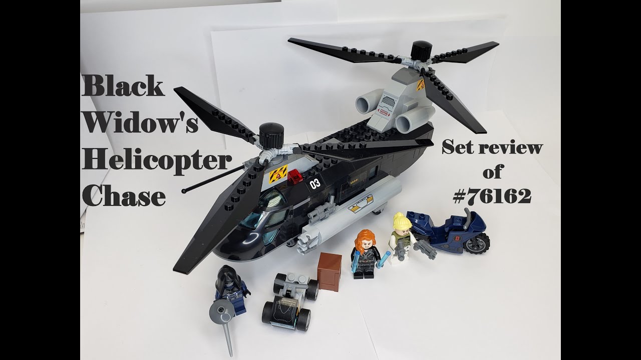 LEGO MARVEL 2020 REVIEW! Black Widow's Helicopter Chase! Set #76162 ...