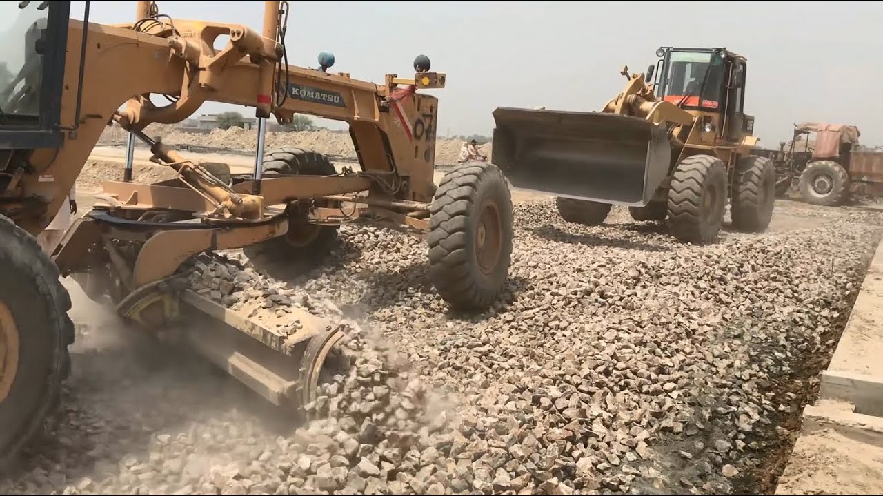 WBM and Stone Dust Laying #2. Construction of Road - YouTube