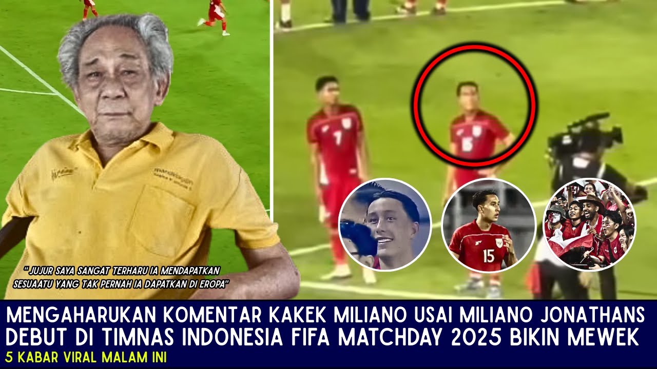 🔴GETARKAN BELANDA! Kakek Miliano Jonathans NGOMONG Gini Usai Milano ...