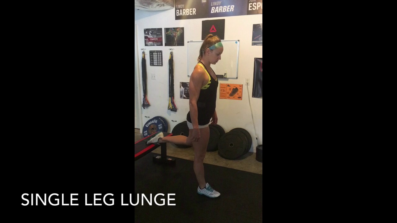 Single Leg Lunge - YouTube