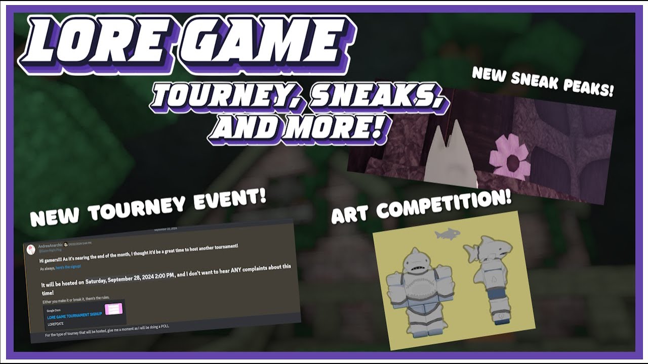 Lore Game || Covering NEW Sneak Peaks, Art Competition and More! - YouTube