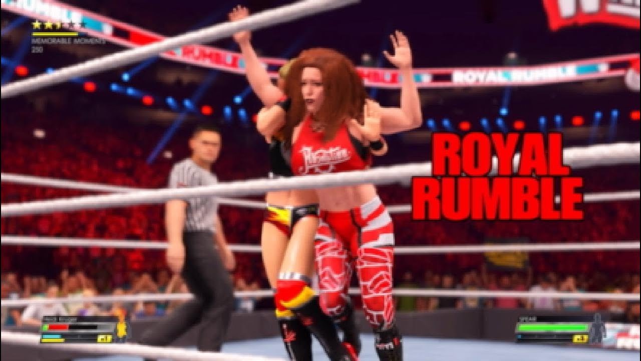 WWE 2K22 ROYAL RUMBLE HEIDI KRUGER TRY TO STEAL A WIN OVER SPEAR ...