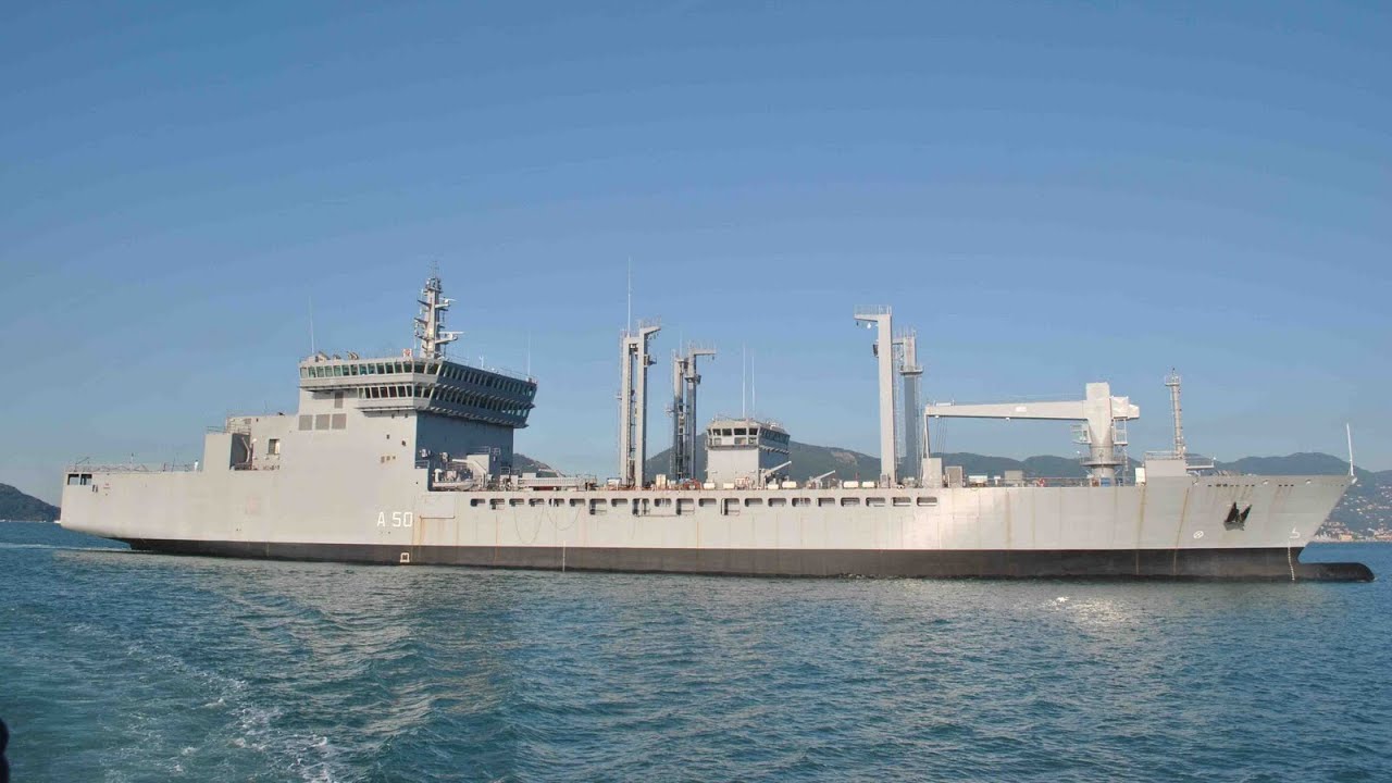 INDIAN NAVY Warship: INS DEEPAK (A50) Deepak Class Fleet Tanker - YouTube