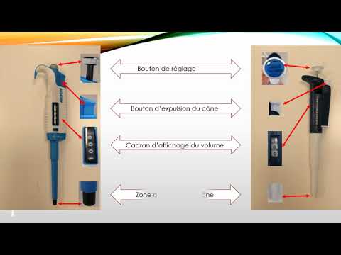 Utilisation de la pipette automatique - YouTube