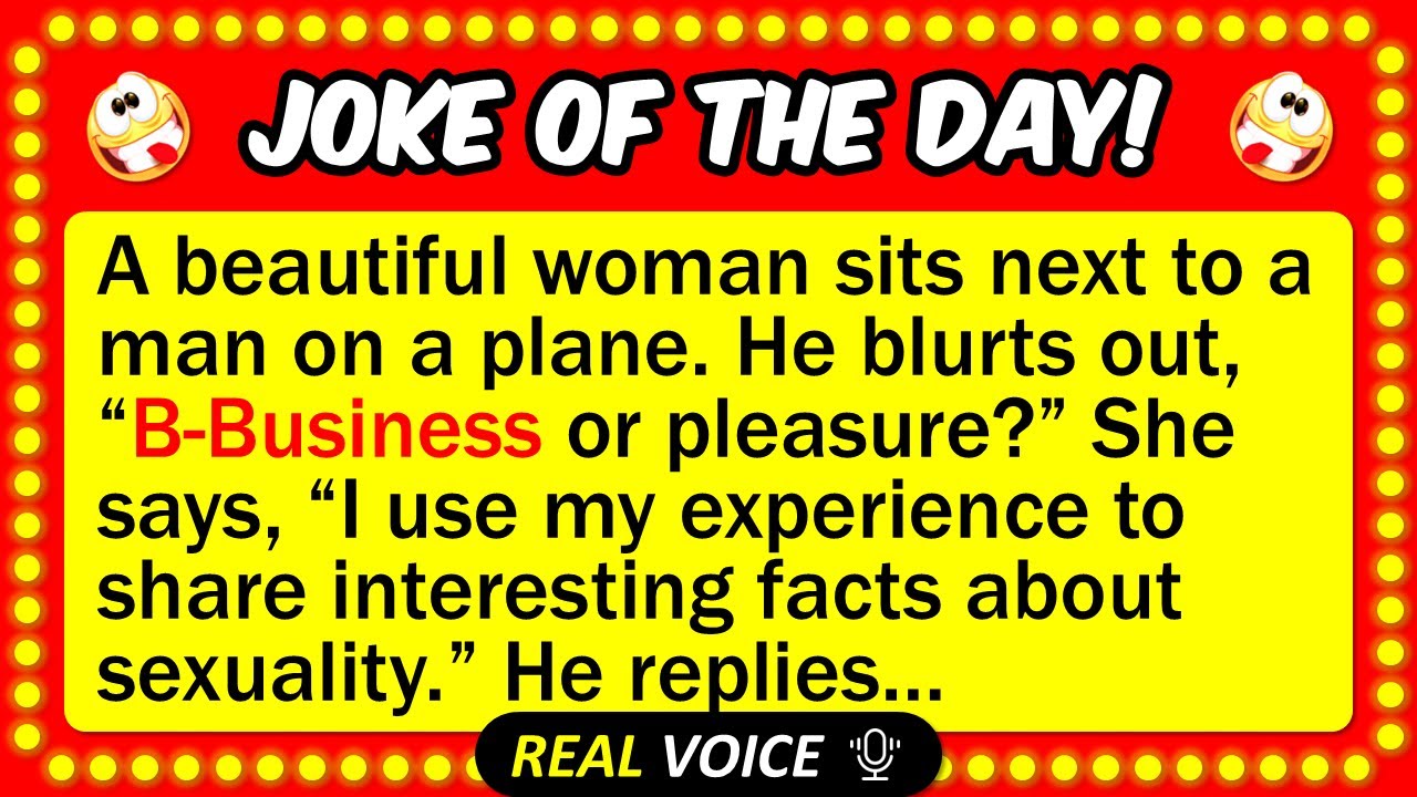 🤣 BEST JOKE OF THE DAY! - A man boards an airplane and takes his seat... | Funny Daily Jokes ...
