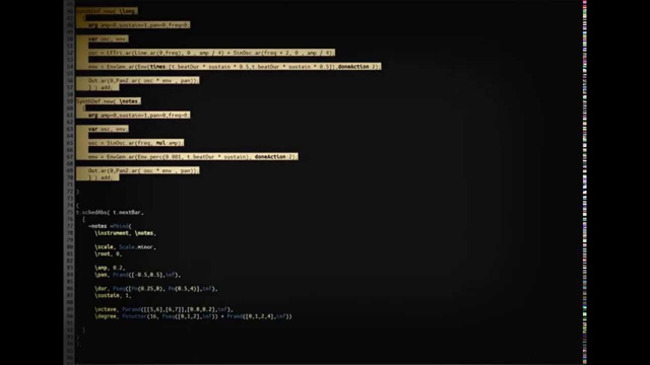 "Astral" : Some Live Coding With SuperCollider - YouTube