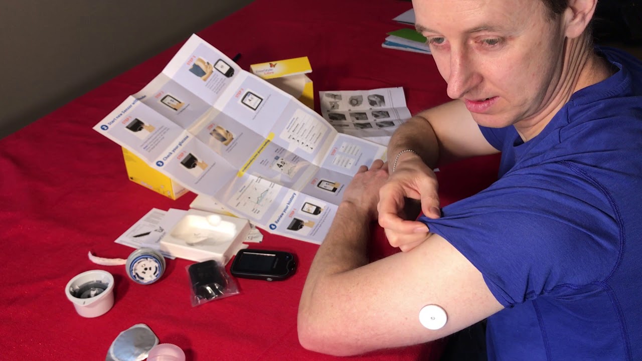 Step by step set-up of FreeStyle Libre Glucose Monitoring System - YouTube