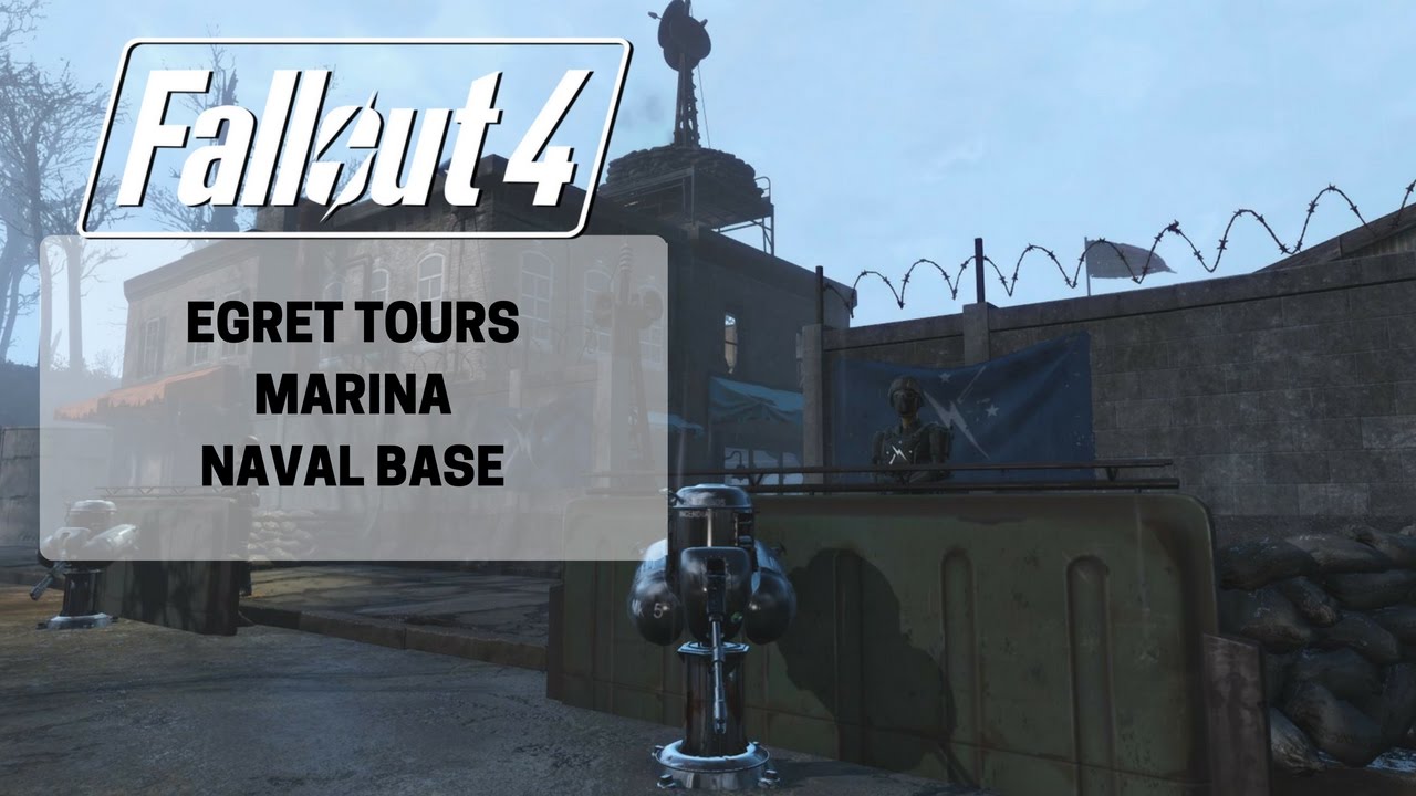 Fallout 4: Egret Tours Marina Naval Base - YouTube