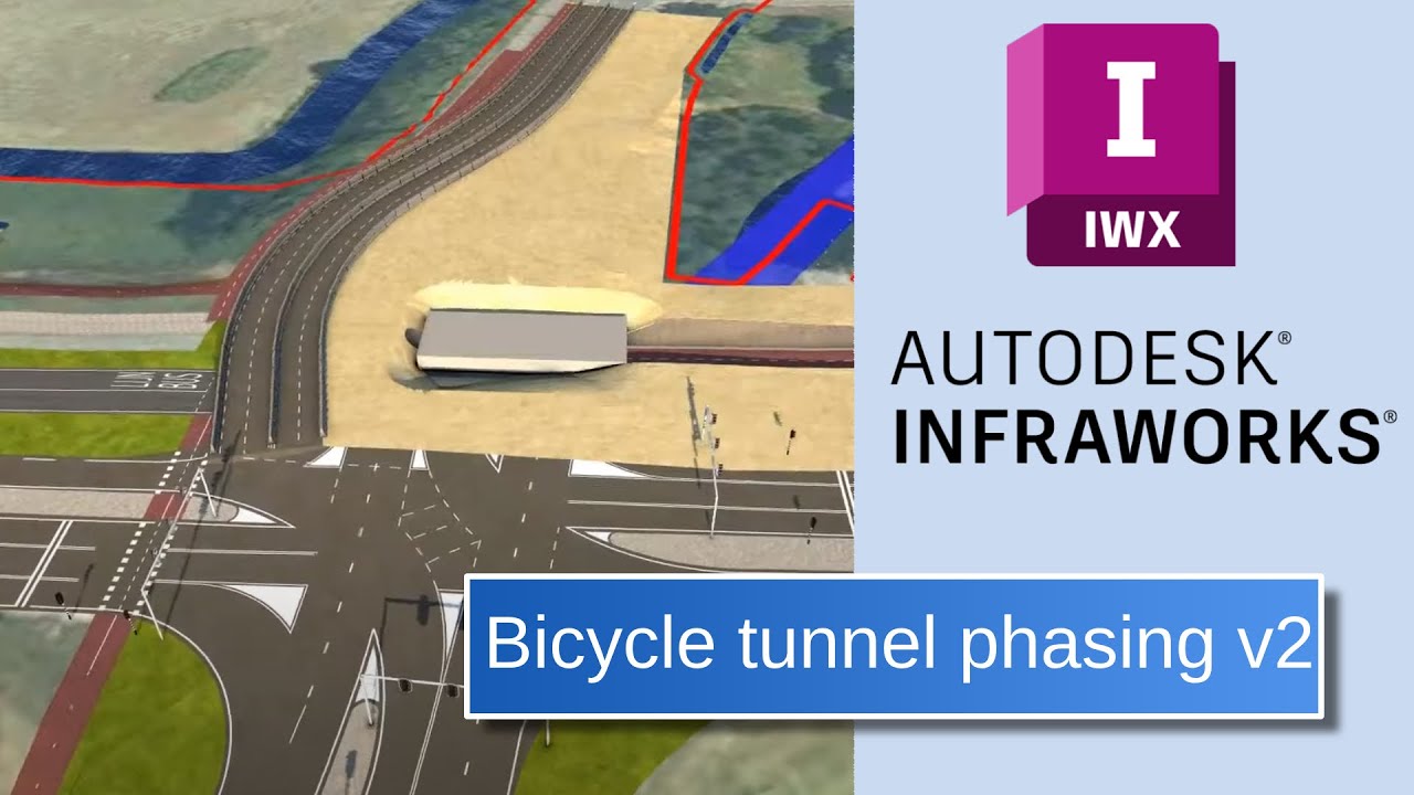 InfraWorks: Bicycle tunnel phasing version 2 HOVASZ - YouTube