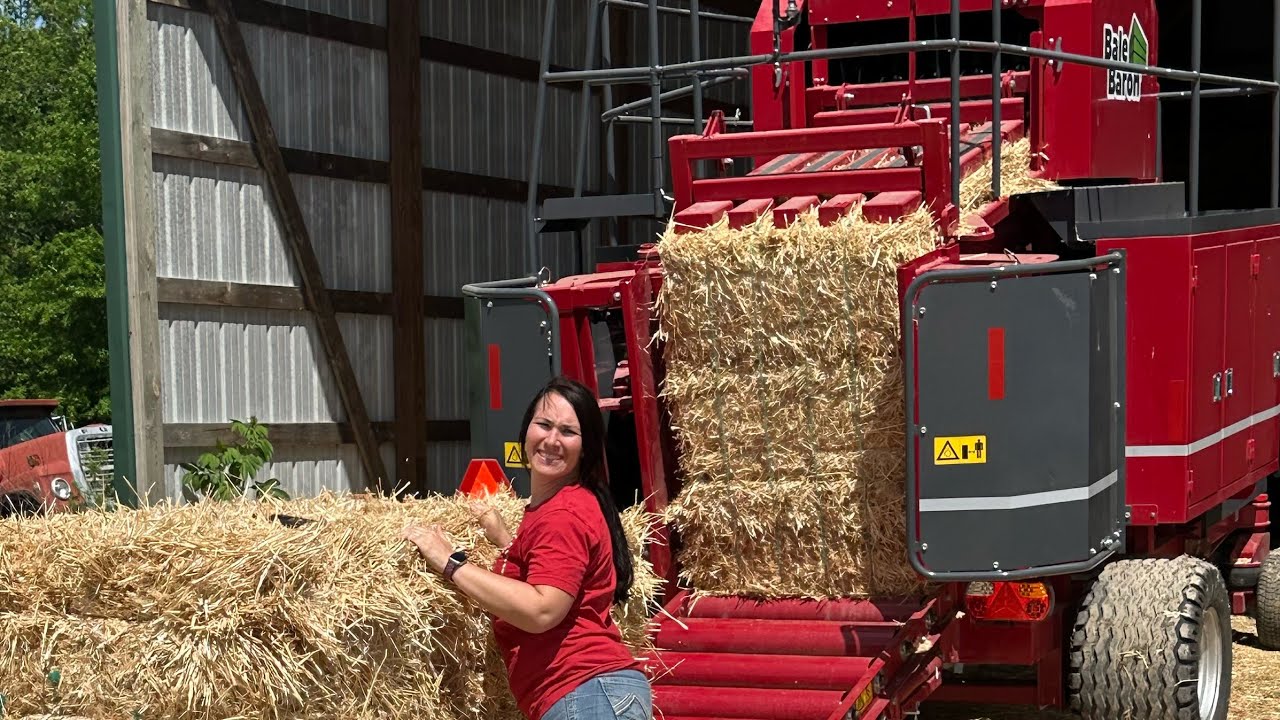 Rain Days = Gearing up for Hay Season ... Setting up the Bale Baron | # ...