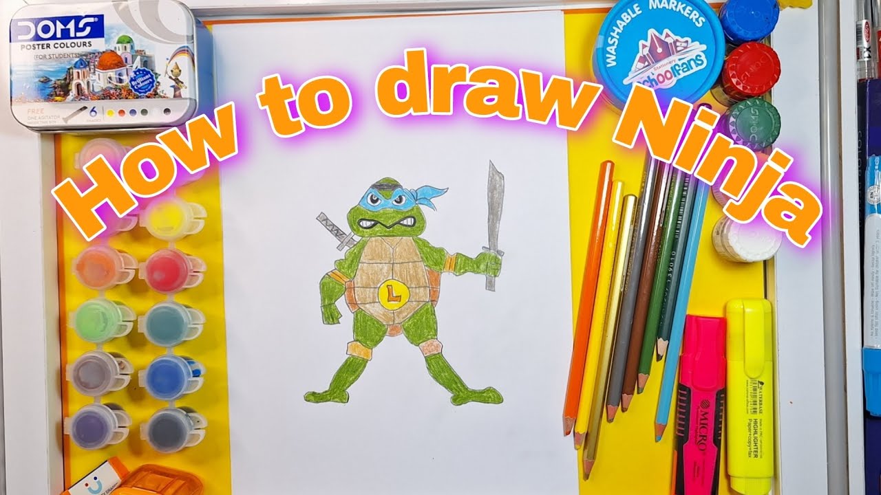 How To Draw Raphael | Teenage Mutant Ninja Turtles 🐢 - YouTube