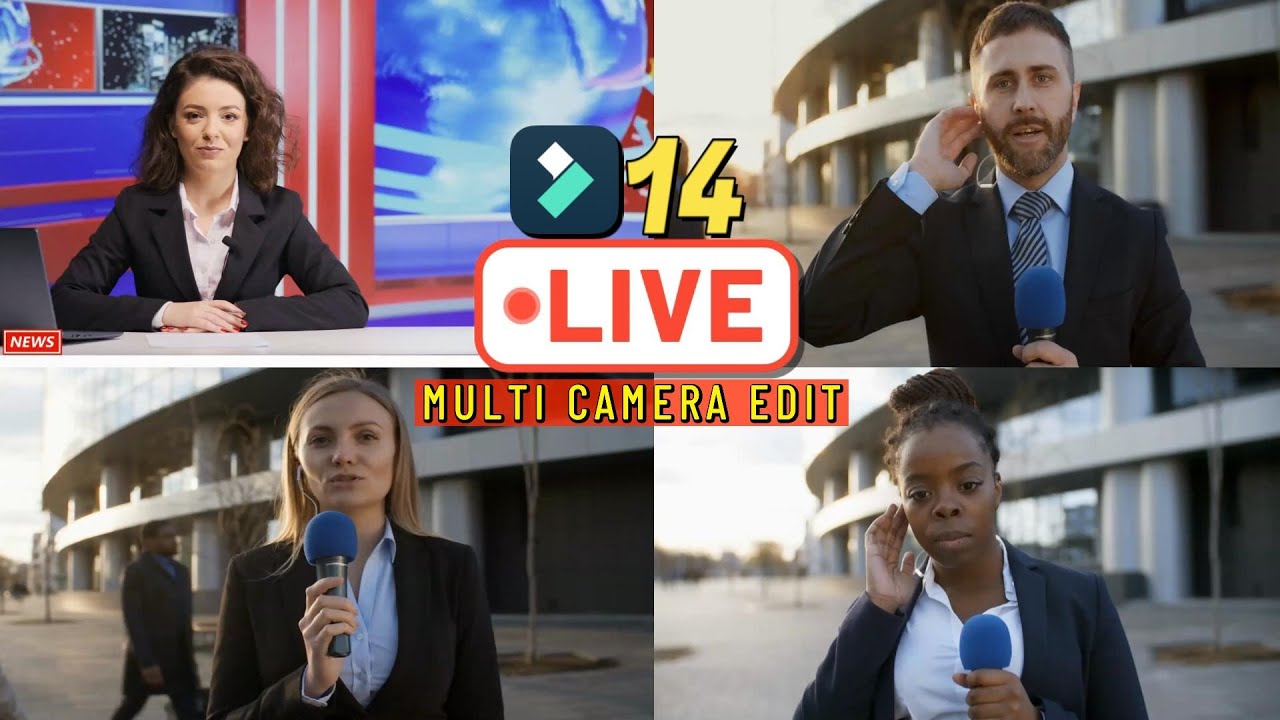 FILMORA 14 - LIVE MULTI CAMERA EDIT - WONDERSHARE FILMORA 14 - YouTube