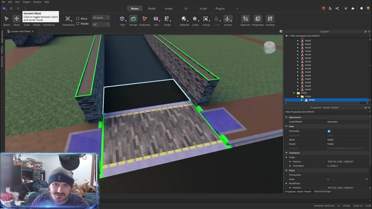 Roblox Devlog- Working on the Croydon Falls Map and Much more! - YouTube