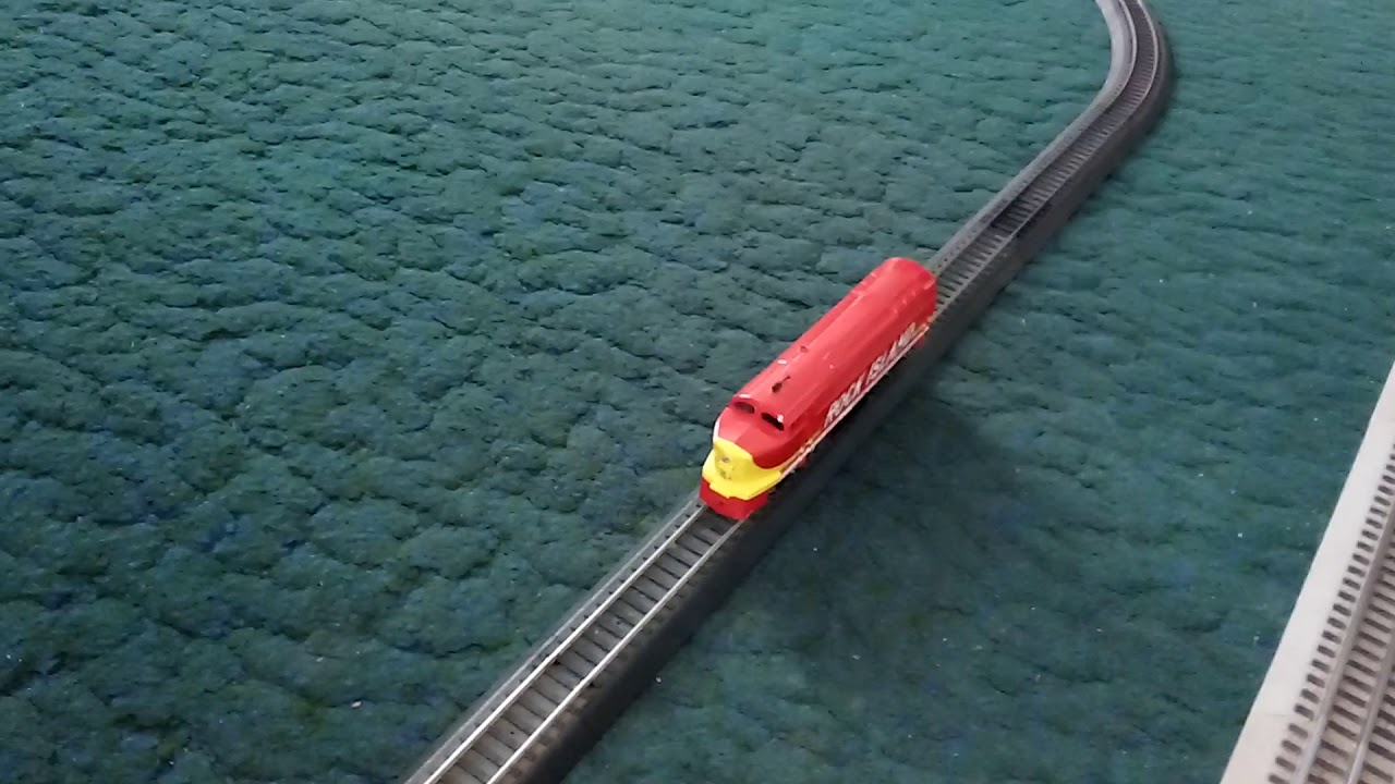 HO scale floor layout - YouTube