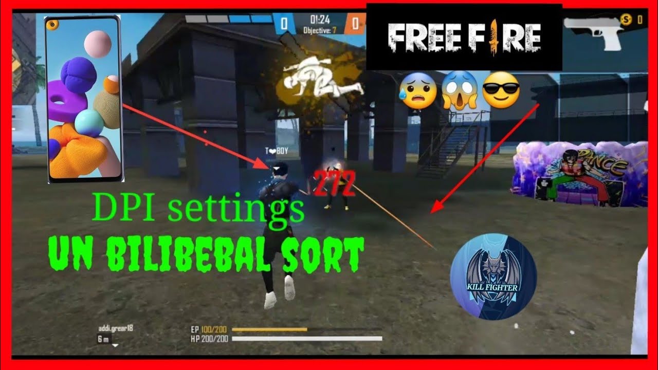 samsung galaxy a21s dpi settings for Free fire and Free fire max - YouTube