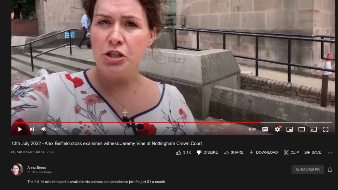 Independent Journalist Anna Brees silent on Alex Belfield Stalking ...