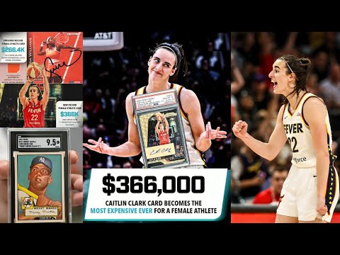 Most Expensive Female Sports Card EVER? Caitlin Clark’s Rookie Card ...