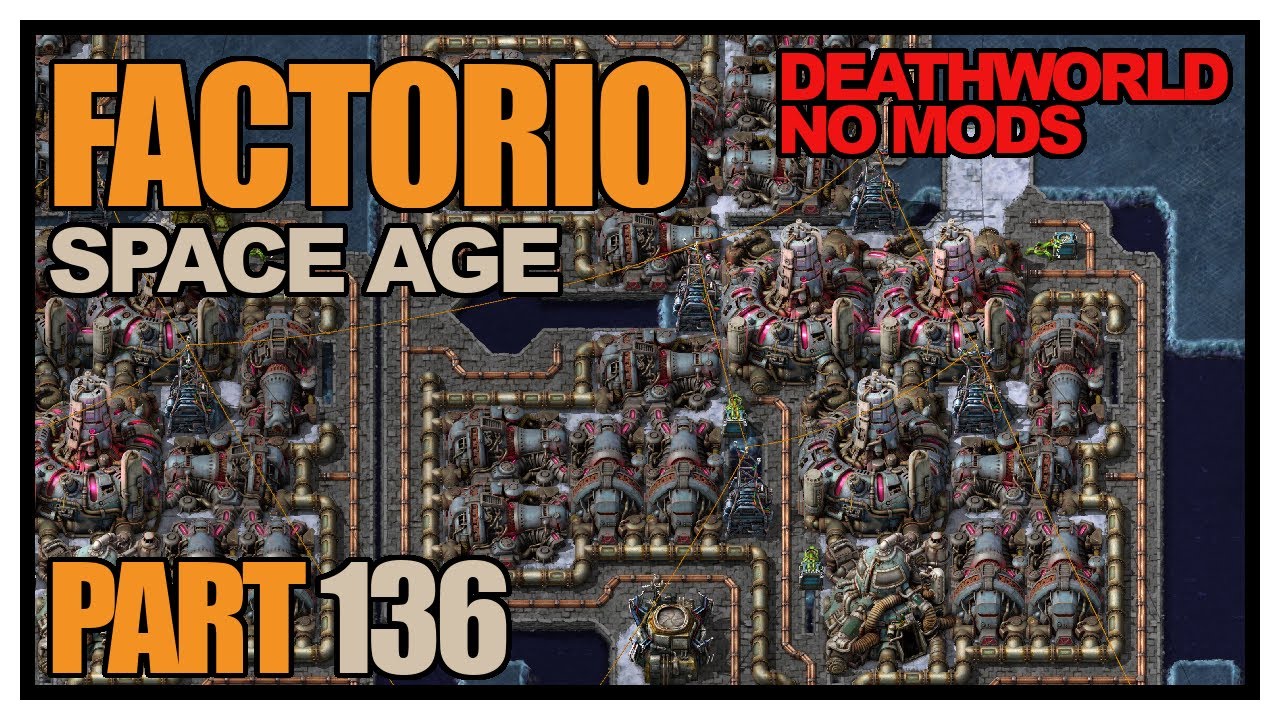 Factorio Space Age - Episode 136 - Fixing power on Aquilo! (Deathworld ...