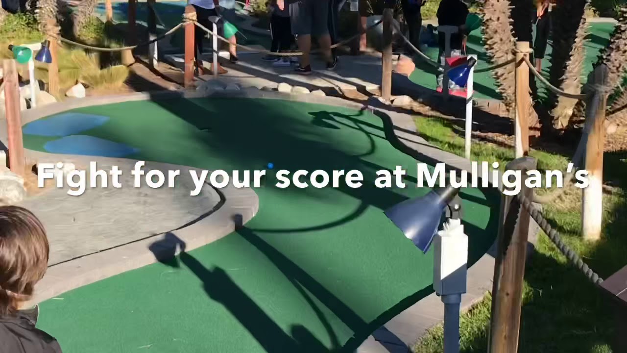 Mini golf at Mulligan’s Family Fun Center - YouTube