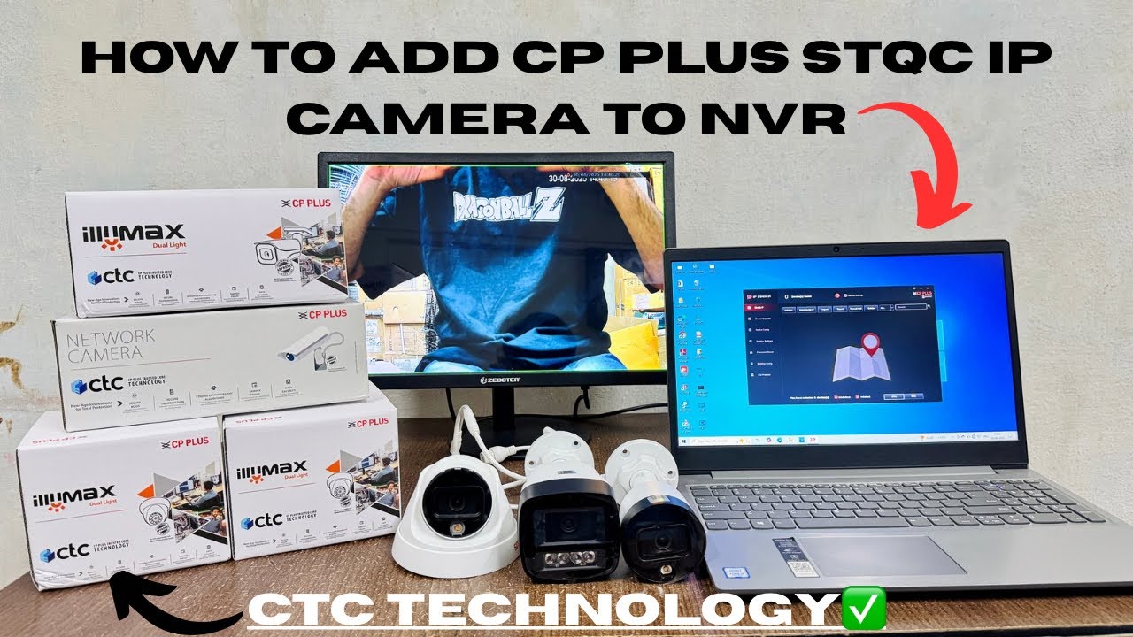 HOW TO ADD CP PLUS STQC (CTC) IP CAMERAS IN NVR // STQC CAMERAS ...