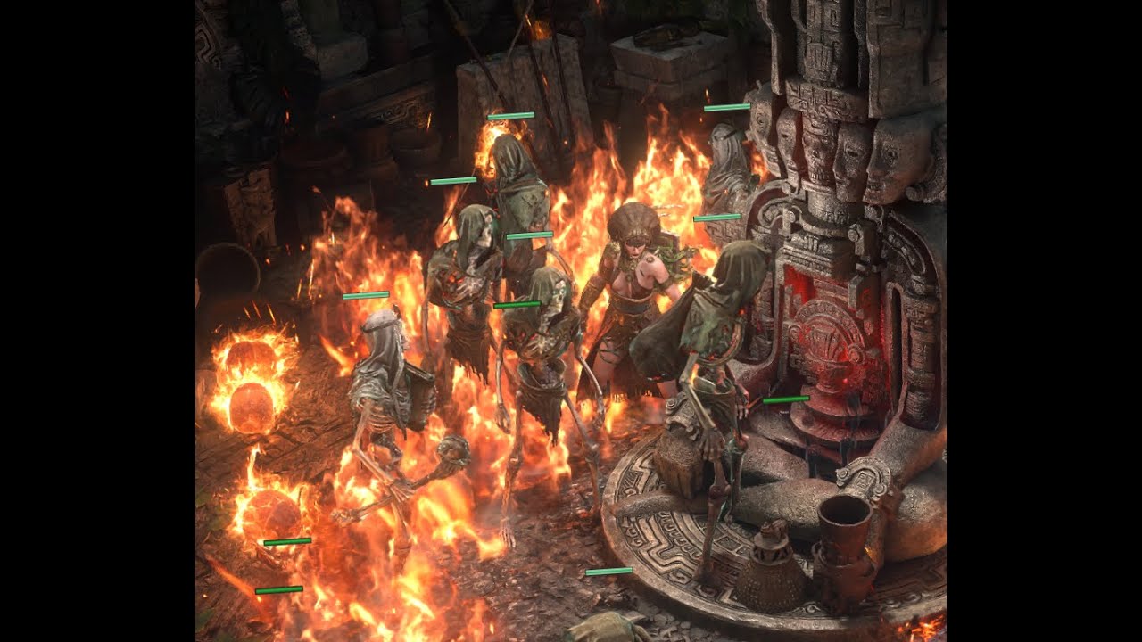 POE 2 Fire Infernalist Build Witch VS TRIALS OF CHAOS BOSSES 1v1 - YouTube