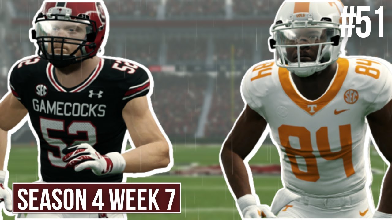 Top 25 Matchup vs. Tennessee | NCAA 14 Gamecocks Dynasty Ep. 51 - YouTube