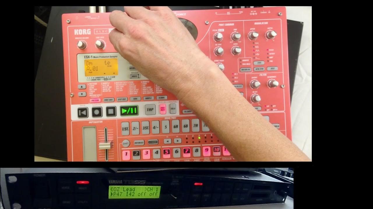 How to Use the Korg ESX to Sequence External Synths for Epic Sound Design - YouTube