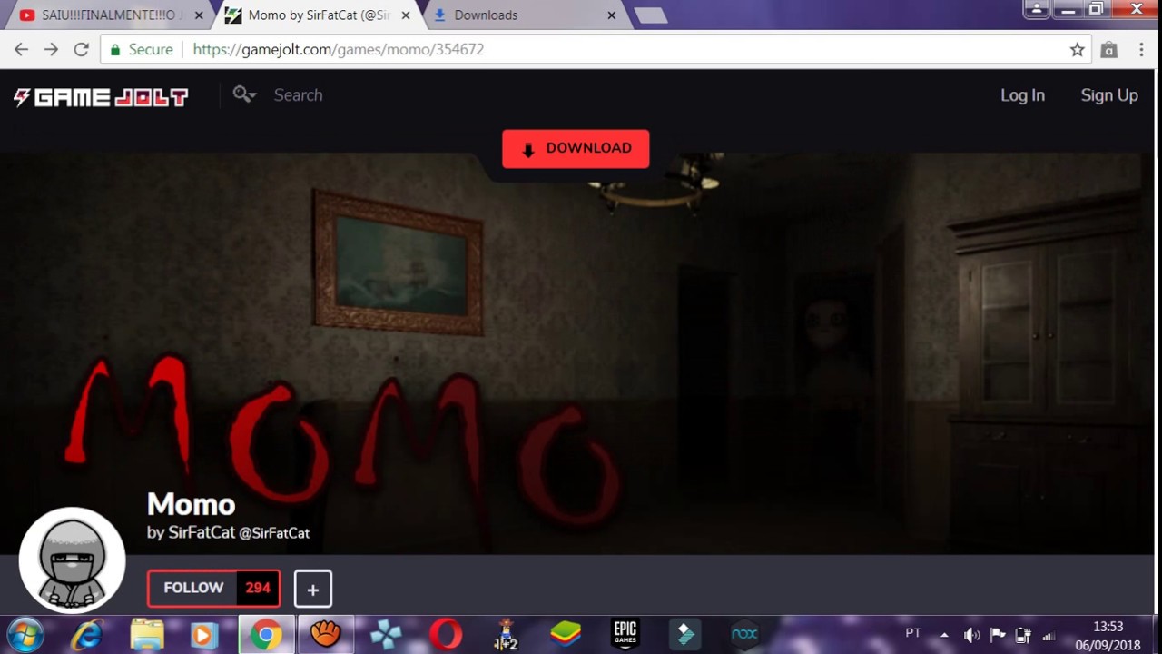 como baixar o jogo da momo para pc - YouTube