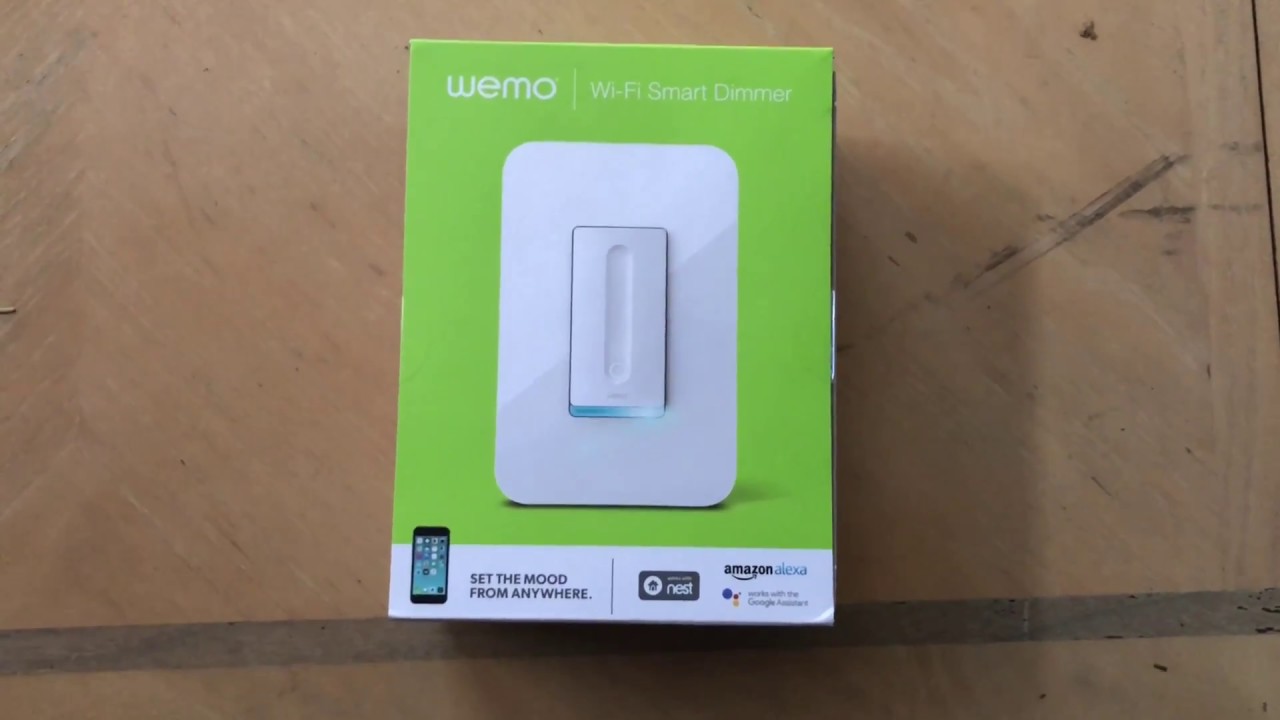 Wemo Dimmer Switch - YouTube