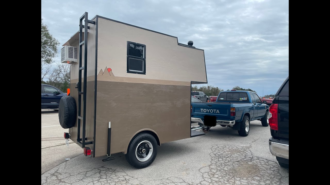 Home Built Mini Camper - YouTube