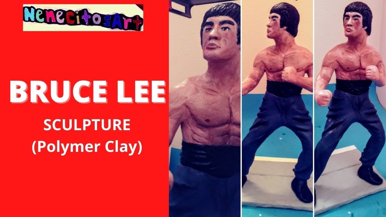 Clay Sculpting Bruce Lee Tutorial - YouTube