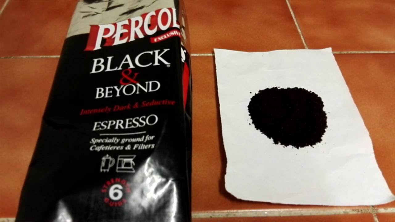 Percol Black & Beyond Espresso Ground Coffee Review. - YouTube