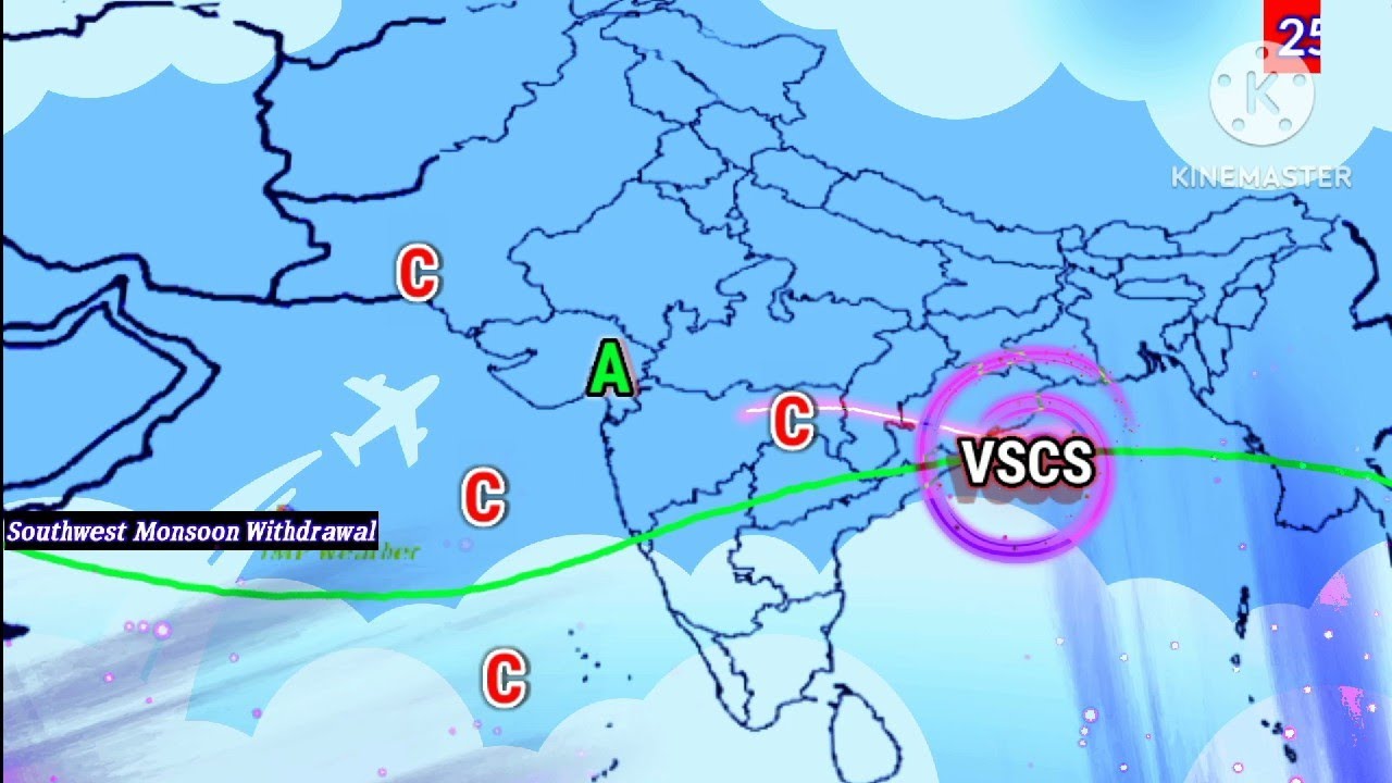 25 Day Weather System Map Forecàst South Asia/ Bay Of Bengal Very Sever ...