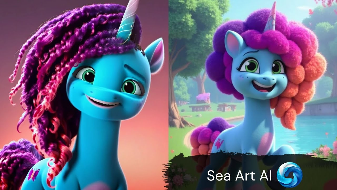 MLP G5 Sea Art AI Rebirth Misty Brightdawn - Ocean - Seanyy - YouTube