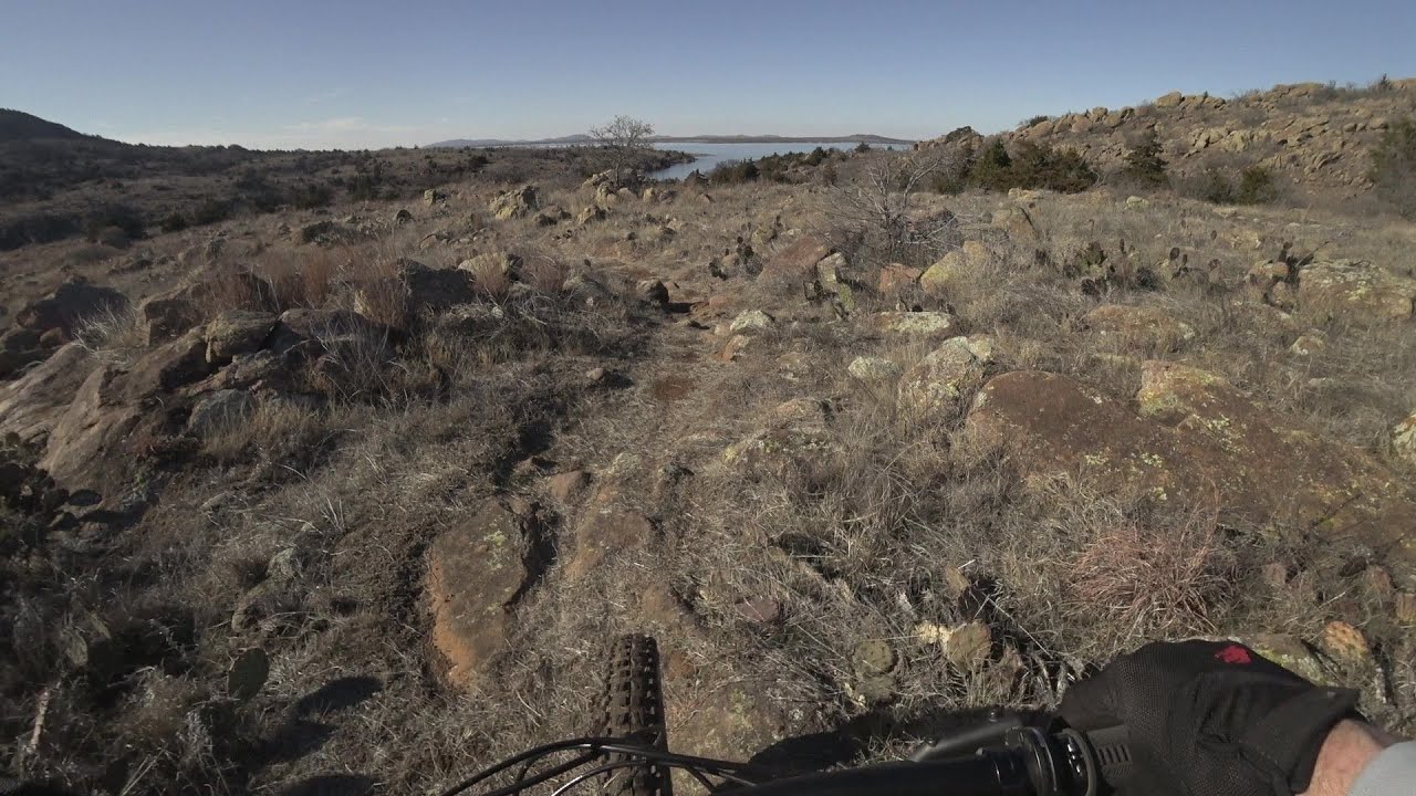 Toughest Trail in Oklahoma? West loop of Lake Tom Steed. - YouTube
