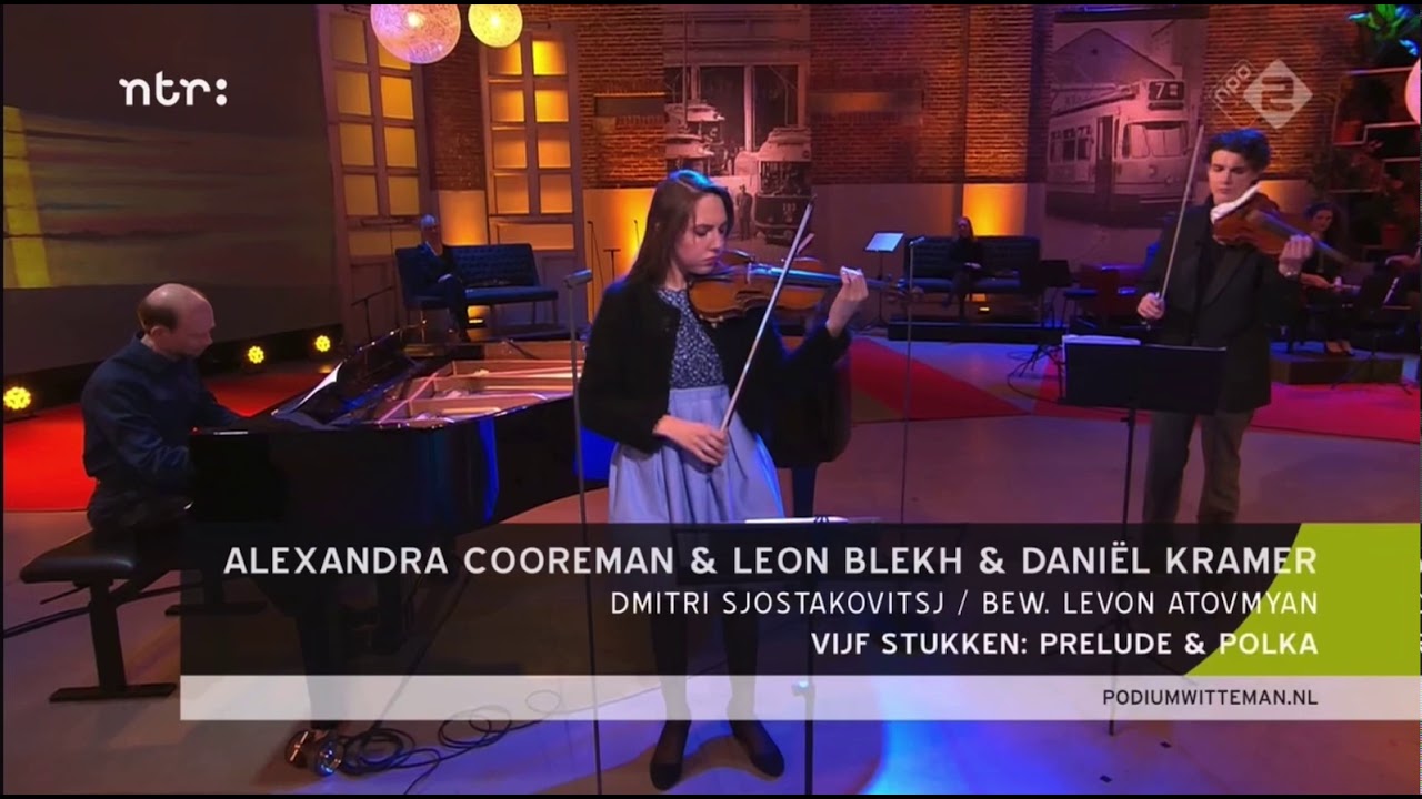 Alexandra Cooreman, Leon Blekh & Daniël Kramer play Prelude & Polka ...