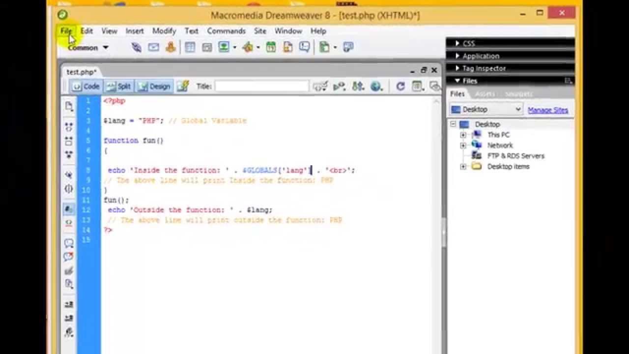 PHP Tutorial - Global Variable, Local Variable, Static Variable and Function (PHP For Beginners ...