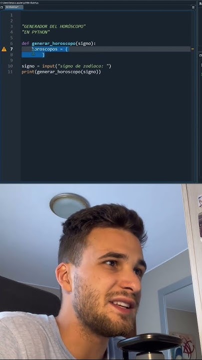 Genera Horóscopos por Signo del Zodiaco en Python 🌟 - YouTube