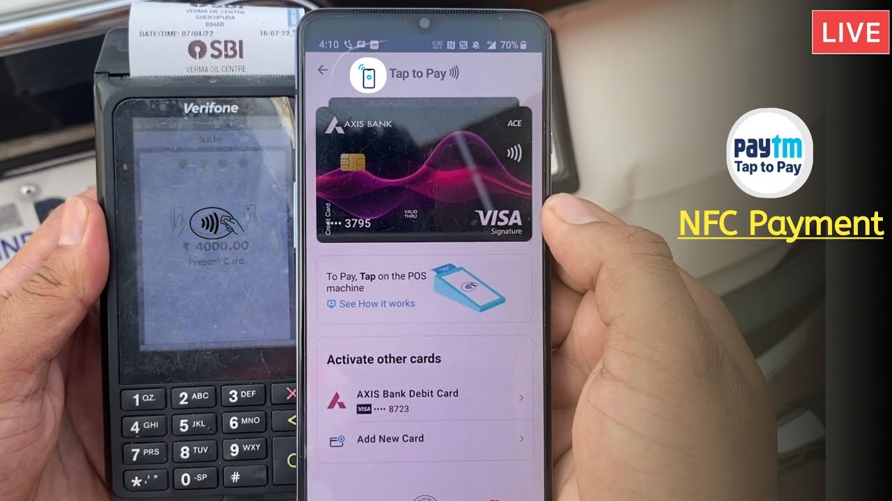 Paytm Tap to Pay NFC Payment Live 🔴 - YouTube