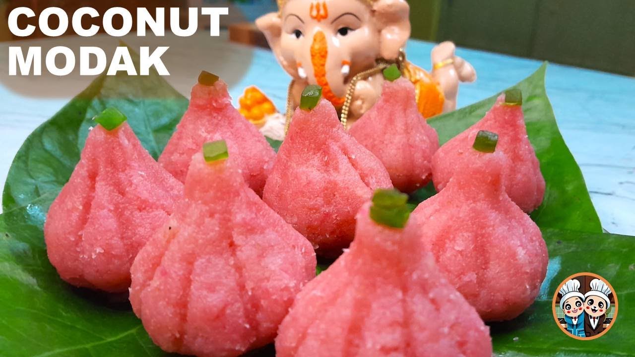 Coconut Modak | Different Types Of Modak Recipe | How To Make Modak At ...