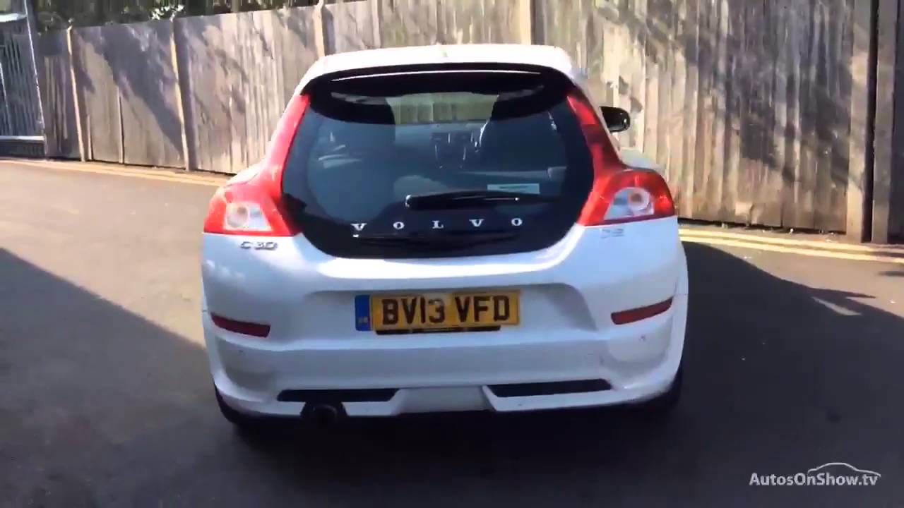 VOLVO C30 D2 R-DESIGN LUX WHITE 2013 - YouTube
