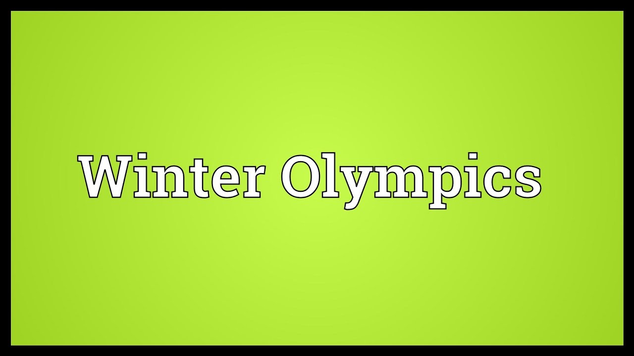 Winter Olympics Meaning YouTube winter-olympics-meaning-youtube